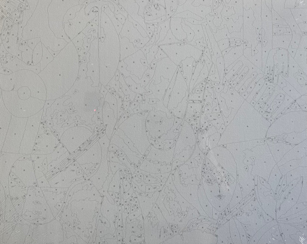 Cubist Figures – Paint by Numbers