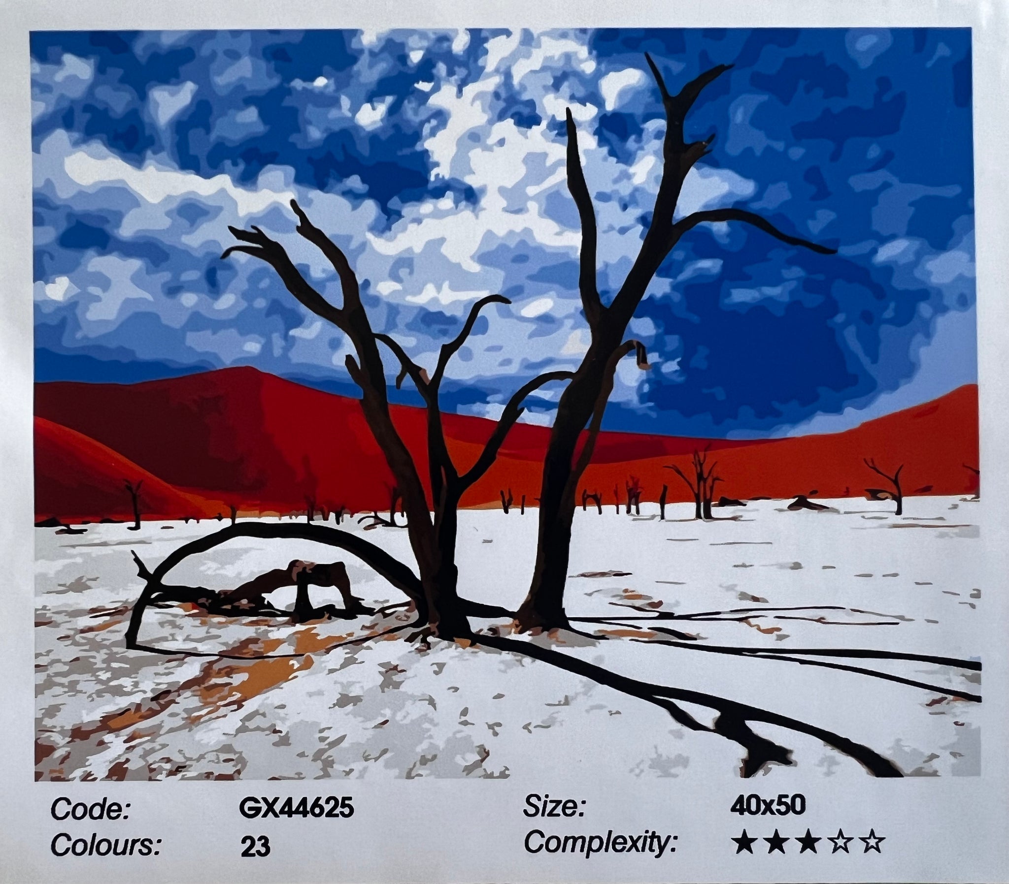 Namibia – Paint by Numbers