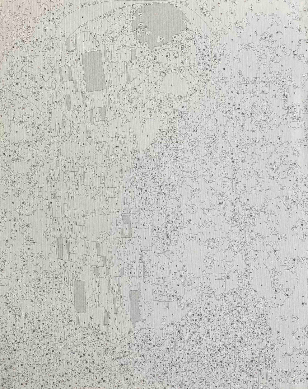 The 'Complete' Kiss – Paint by Numbers
