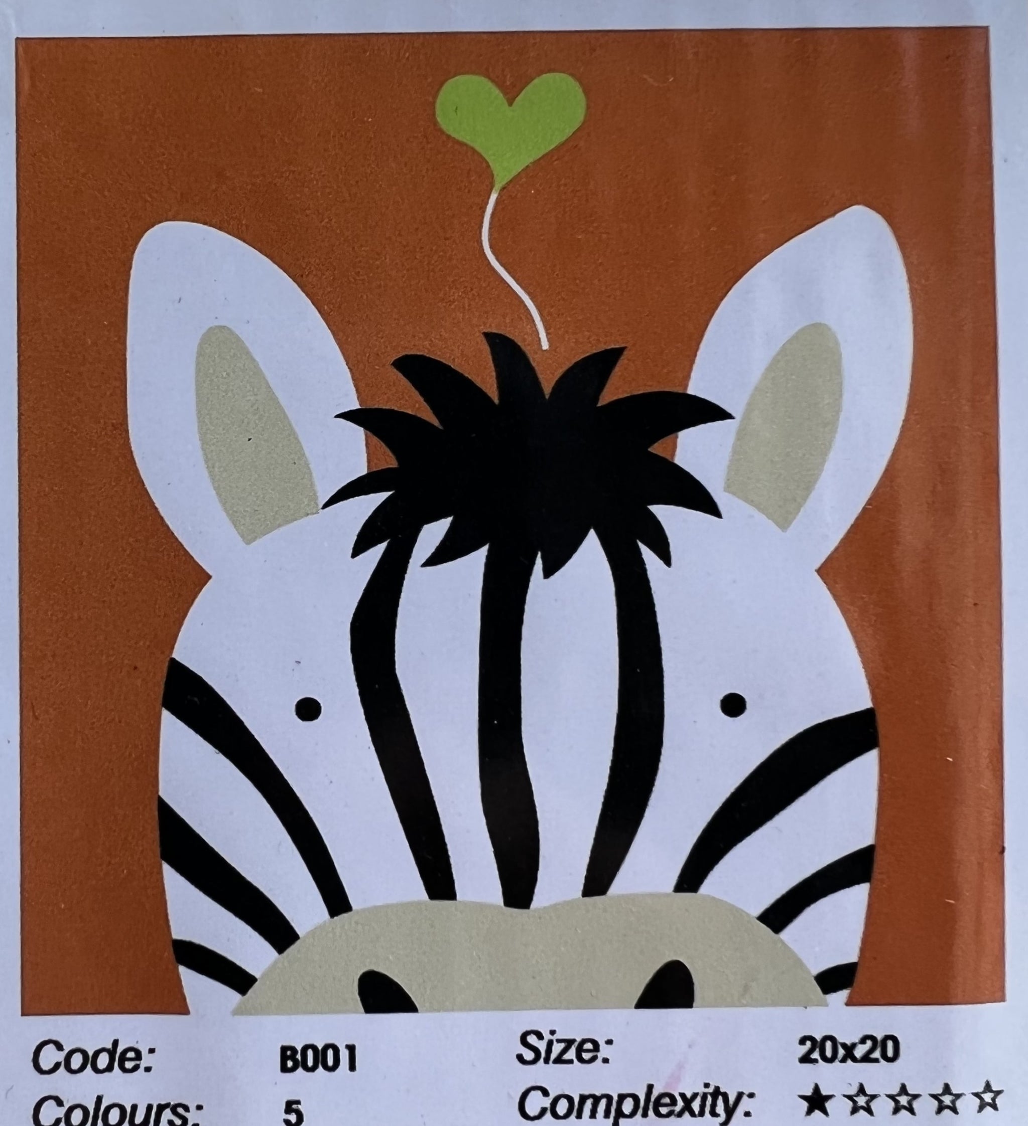 Zebra – Paint by Numbers